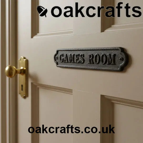 Cast Iron Door Signs for Bathrooms, Cloakrooms & Utility Rooms – Oakcrafts