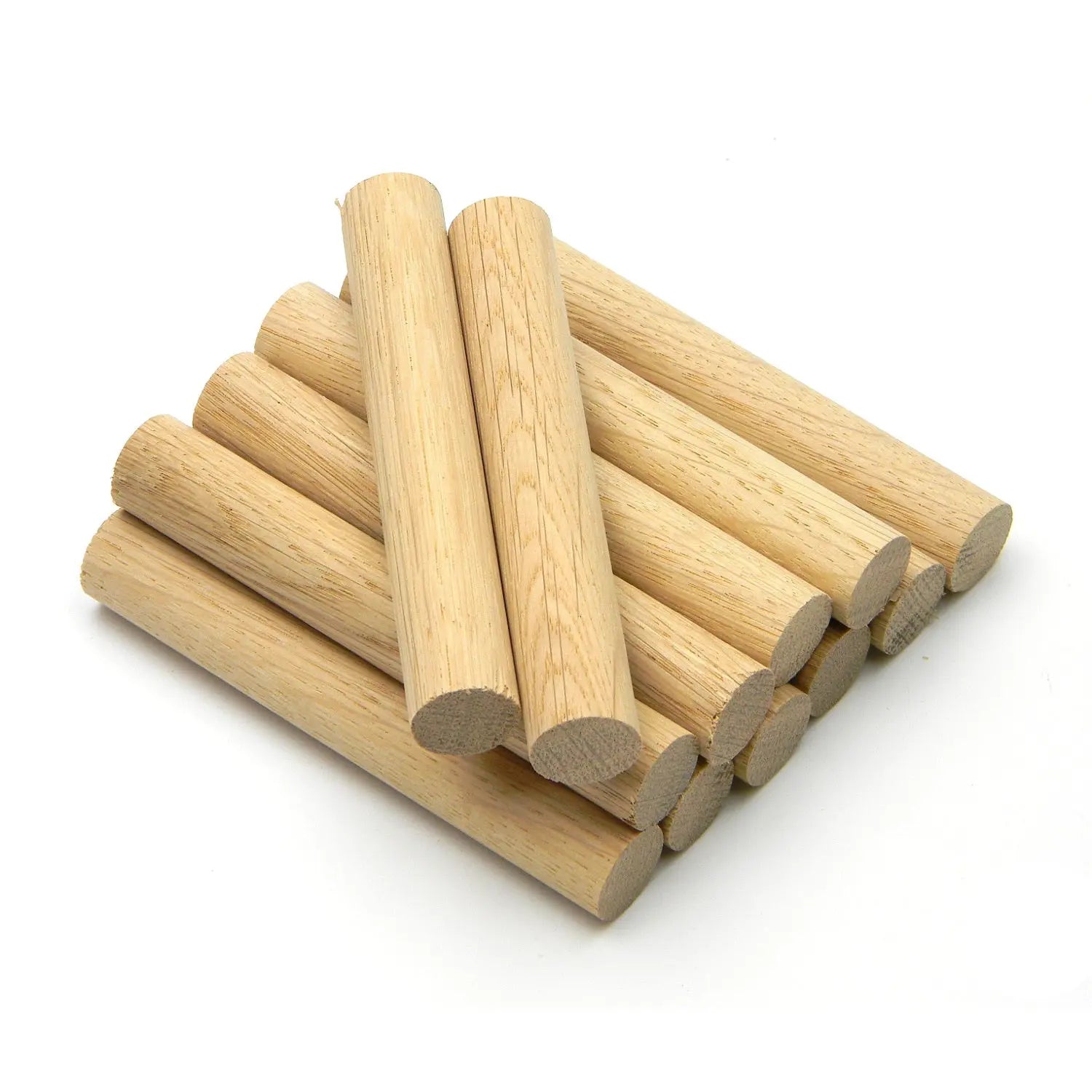 Oak Dowels with a smooth sanded finish in a range of diameters. – Oakcrafts