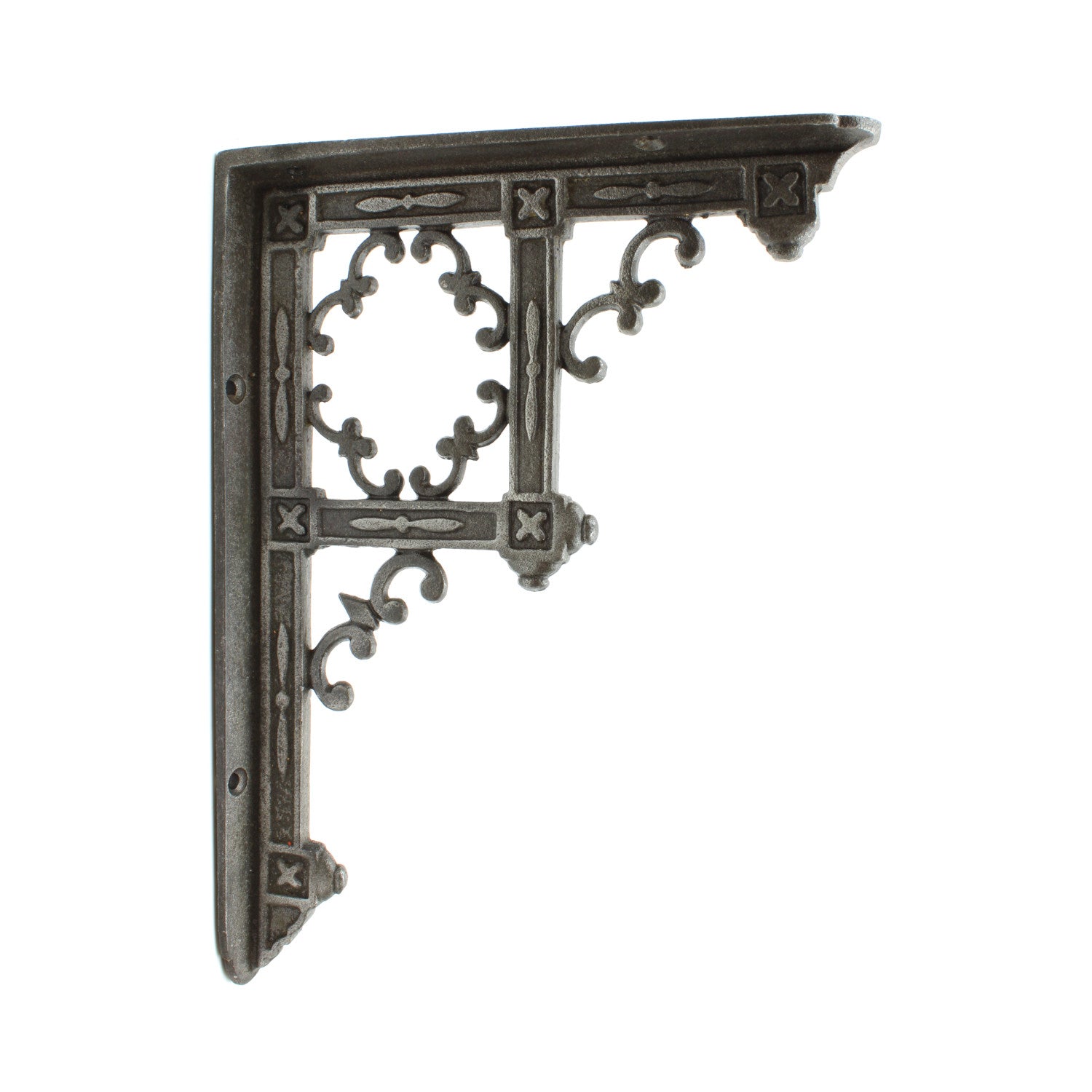 Pair of Antique Cast Iron Gothic Temple Shelf Brackets - 230mm x 170mm ...