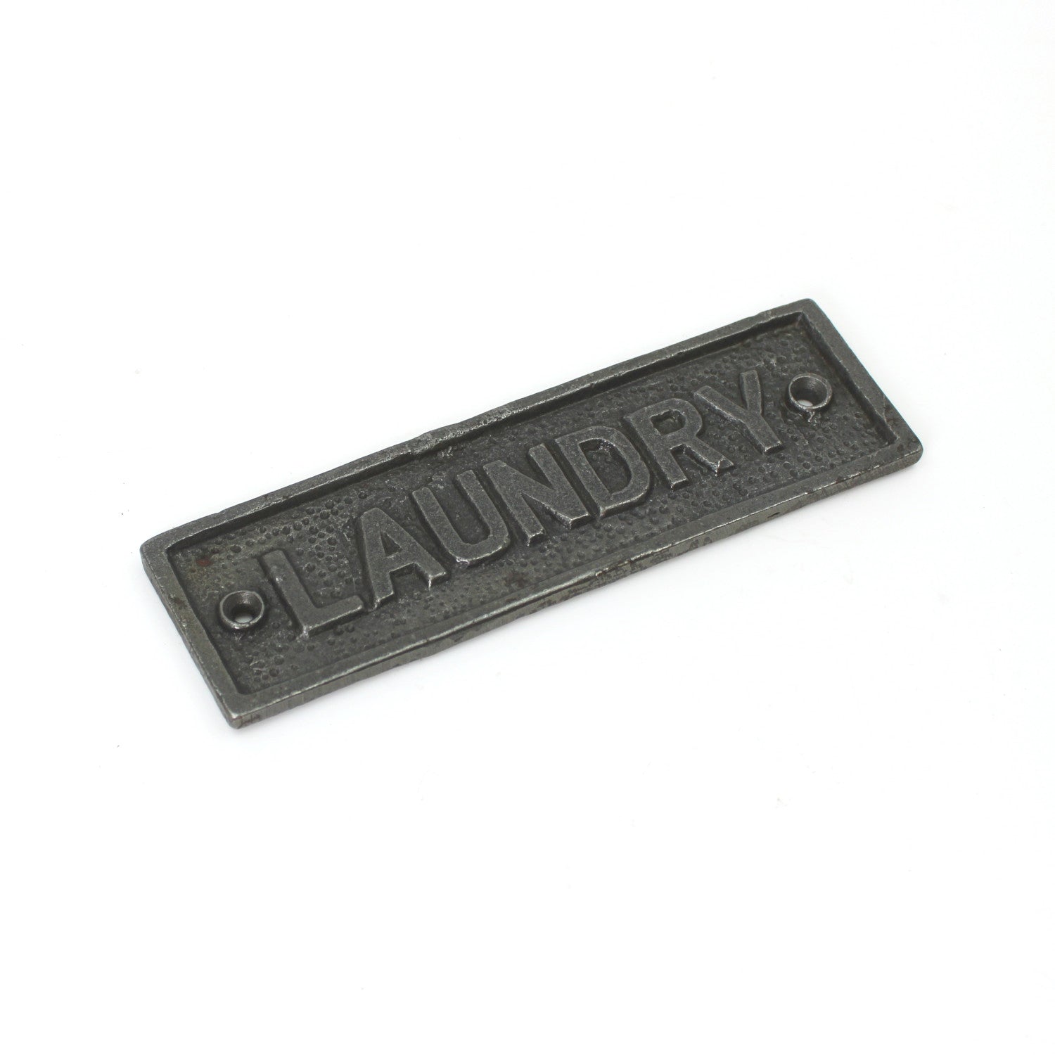 Antique Cast Iron Laundry Plaque/Door Sign - 150mm – Oakcrafts