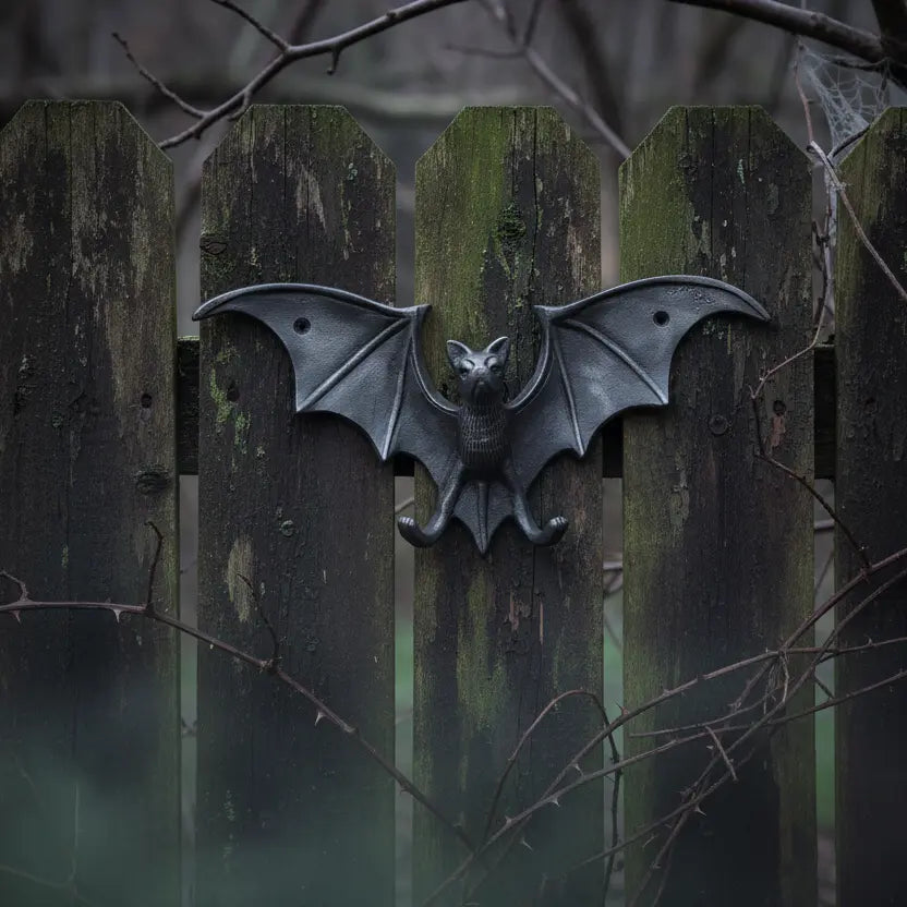 Antique Cast Iron Large Flying Bat Double Hook - Vintage Style – Oakcrafts