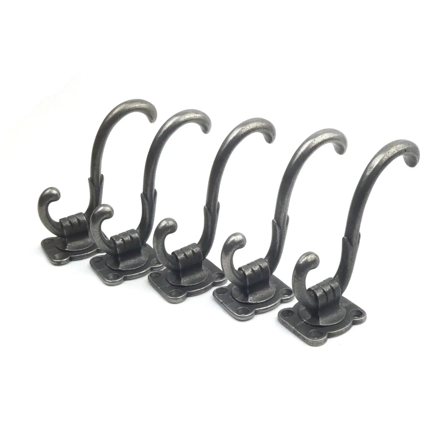 Cast Iron Bricknell Coat Hook - Pack of 5 Hooks - Oakcrafts