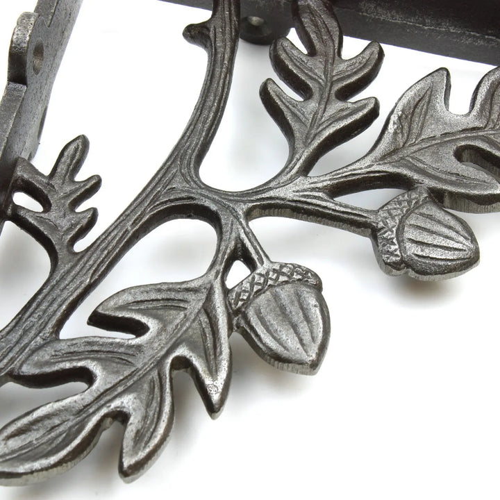 Shelf Brackets - Antique Cast Iron Acorn Design 180mm – Oakcrafts