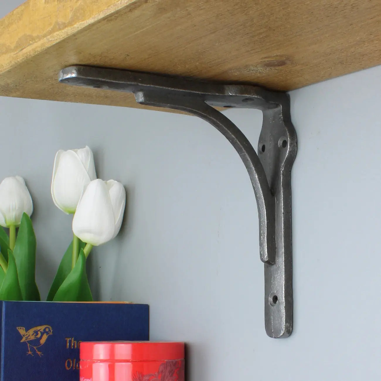 Shelf Brackets - Antique Cast Iron Gallows Pair Heavy Duty – Oakcrafts