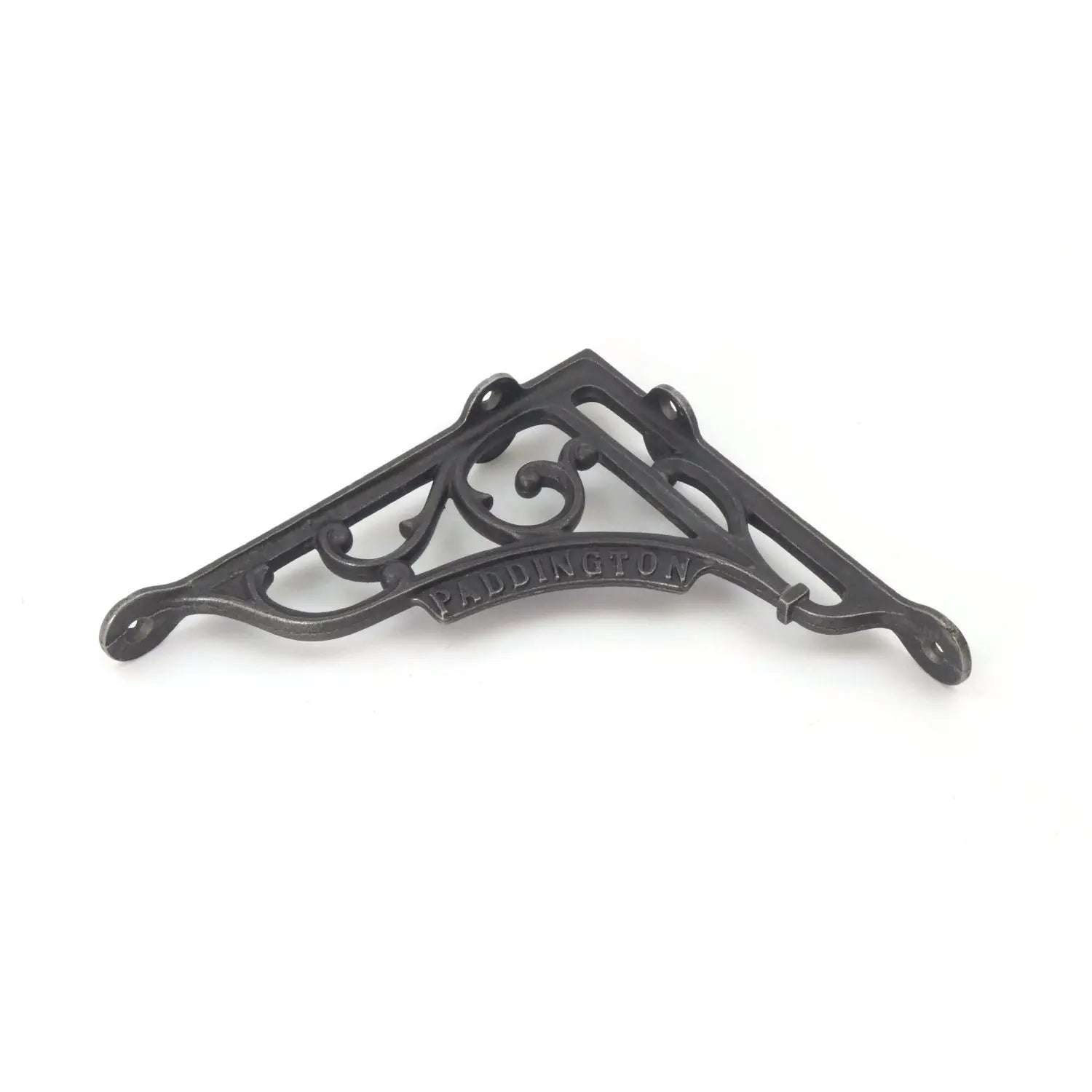 Pair of Antique Cast Iron London Paddington Shelf Brackets - Oakcrafts