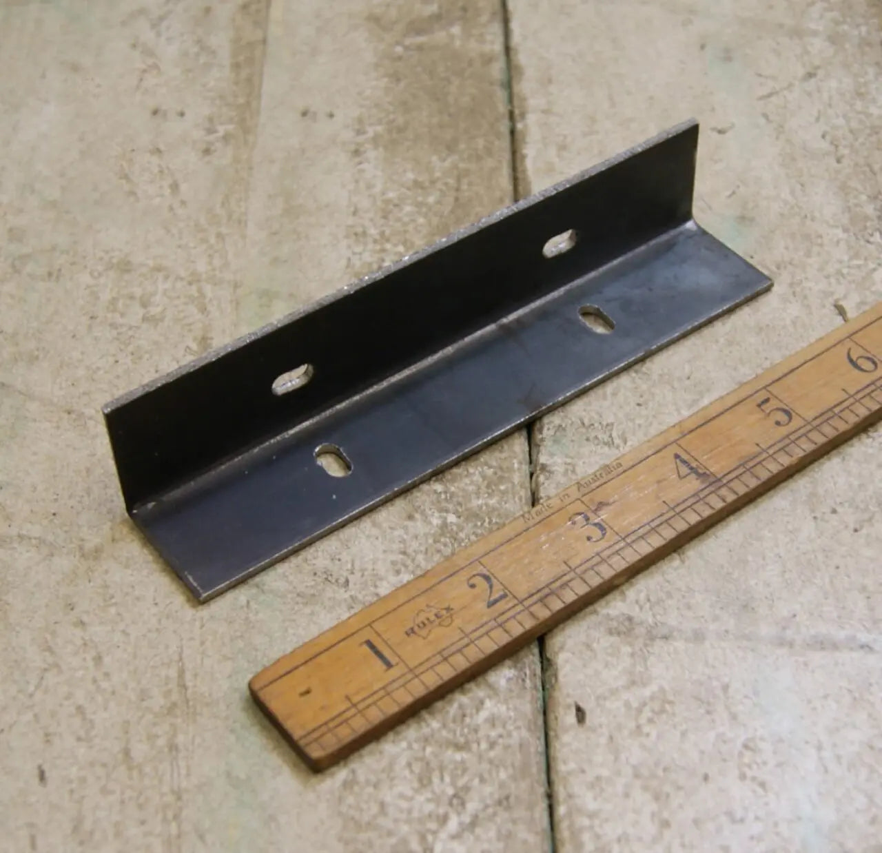 Pair of Cast Iron Alcove Angle Floating Shelf Brackets - 150mm 30mm ...