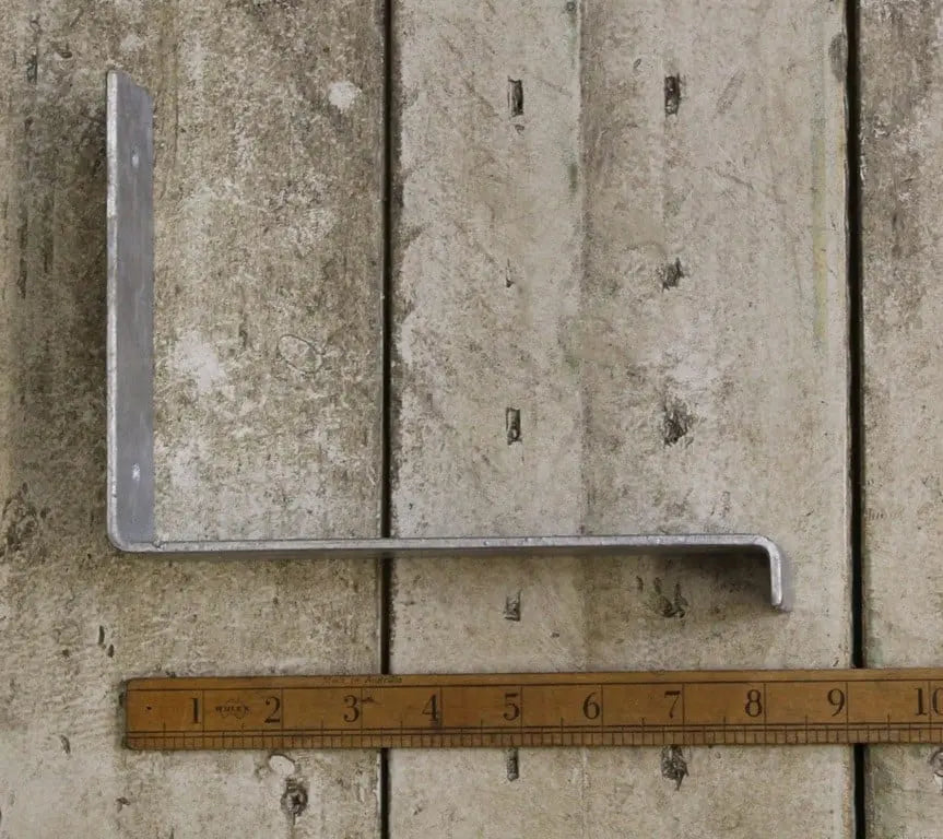 Pair of Medium Duty Galvanised Lipped Edge Utility Shelf Brackets - 15 ...