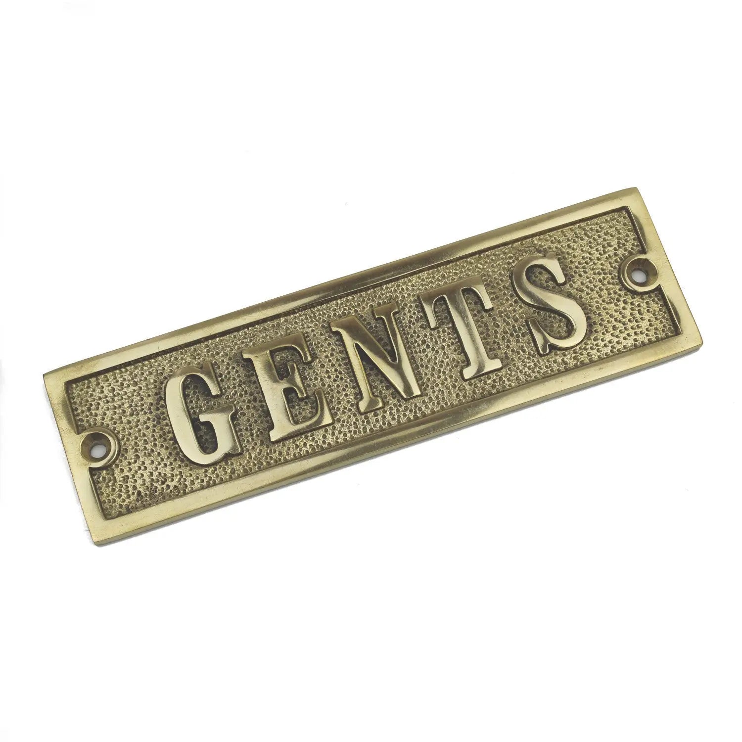 Solid Brass Gents Door Sign for Any Setting | Elegant And Practical ...