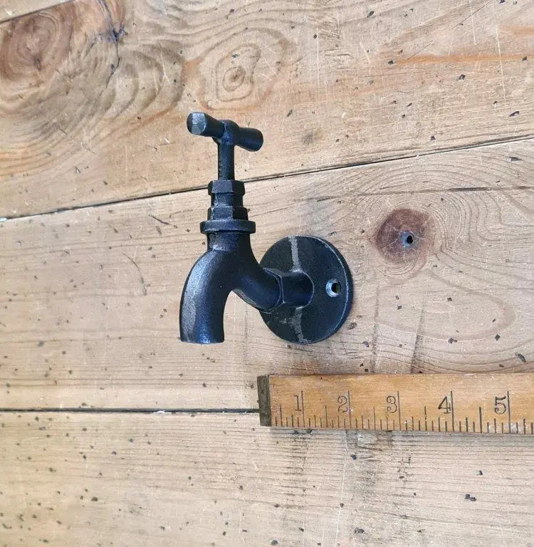 Tap Pull Handle Antique Cast Iron 95mm - Oakcrafts