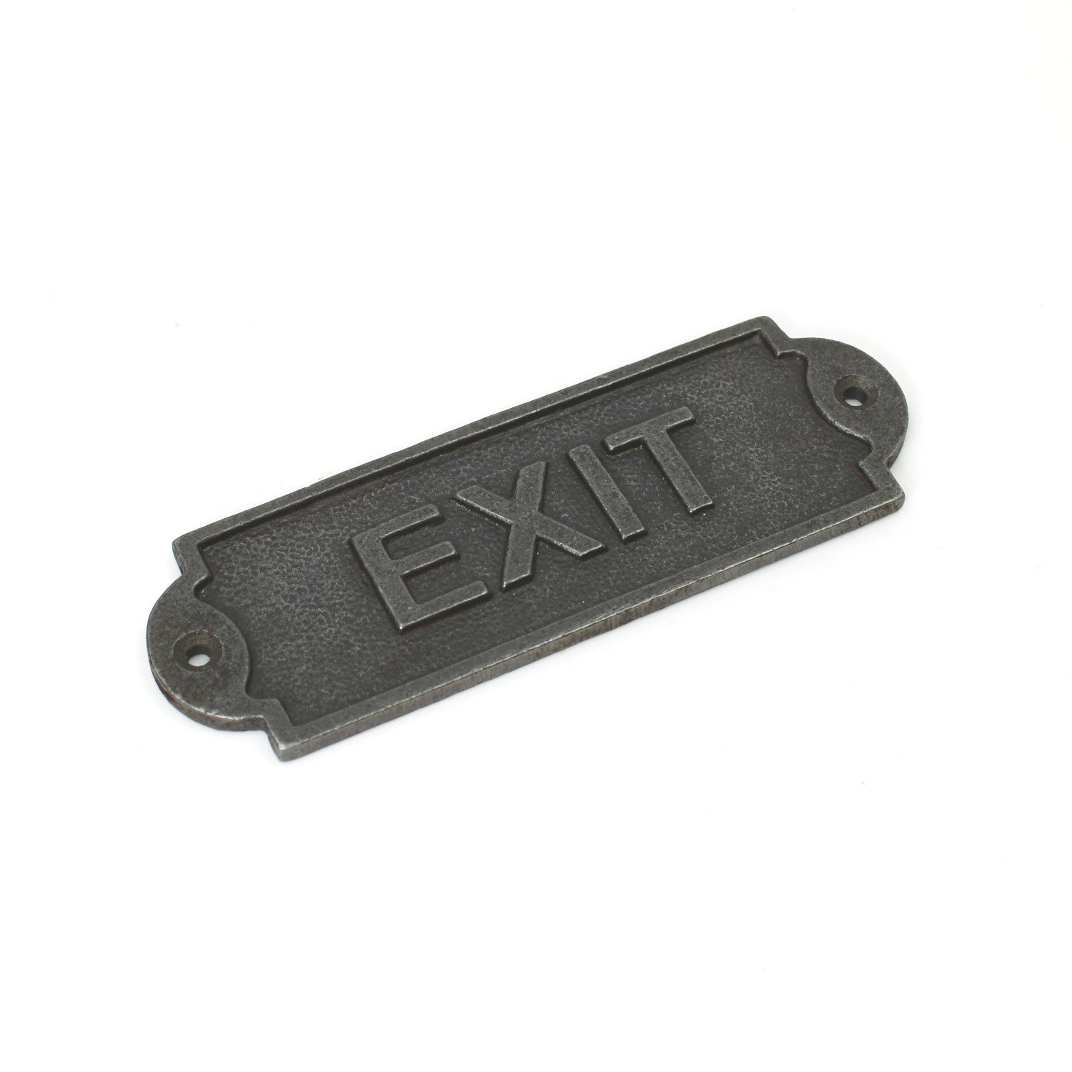Antique Cast Iron Exit Door Sign/Plaque - 150mm – Oakcrafts