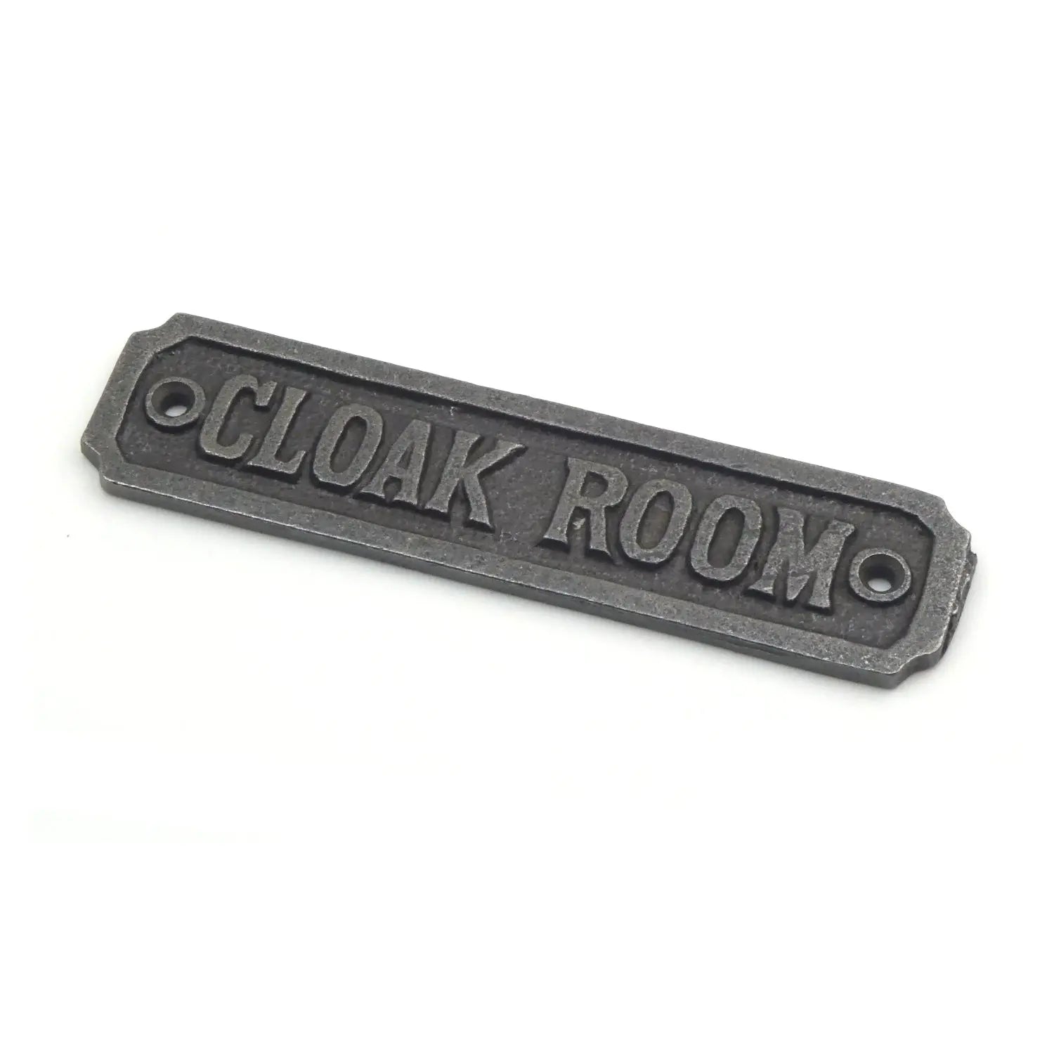 Sign - Durable & Classic Cast Iron CLOAK ROOM Design – Oakcrafts